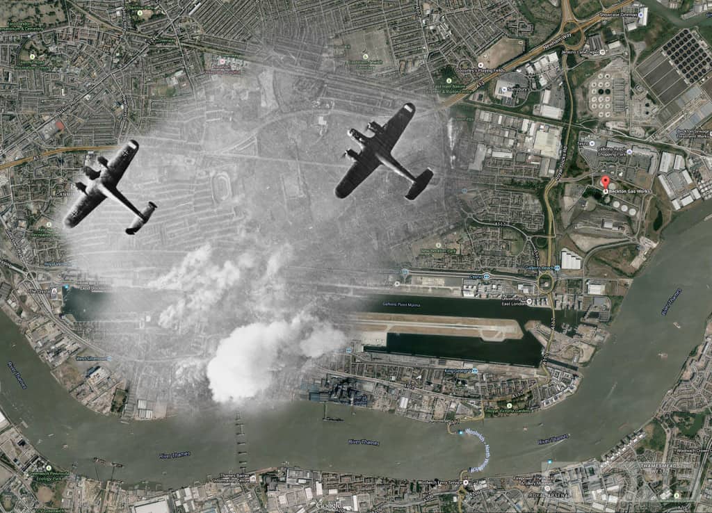 Ghosts: London blitz aerial maps | Invisible Works