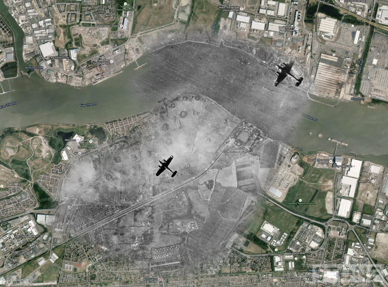 Ghosts: London blitz aerial maps | Invisible Works